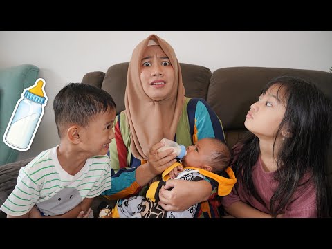 SALSA ALI REBUTAN JAGAIN BAYI AZAM 👶 Rebutan Ngajak Main dan Ambil susu | Ali vlog