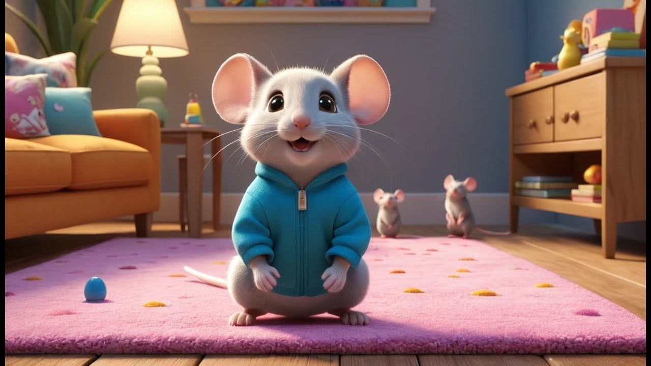 The Midnight Mouse Race Rhyme Song | Popular Nursery Rhyme ...