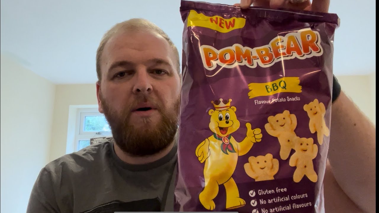 BBQ Flavour Pom-Bears - Review - YouTube