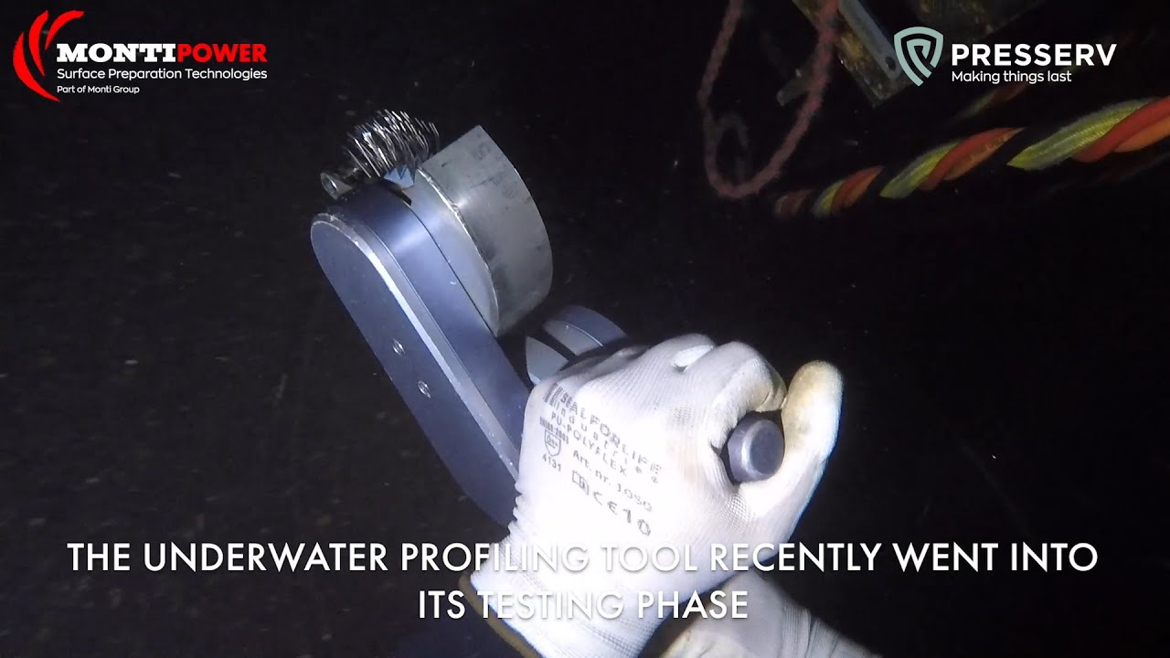 Surface Preparation Underwater with the Bristle Blaster® Subsea - YouTube