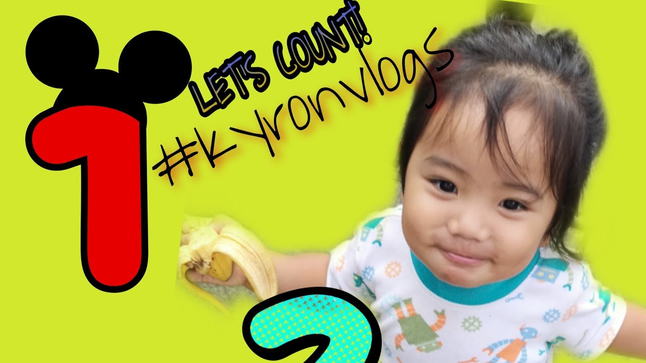 Learning Numbers (1-10) with Kyron - YouTube