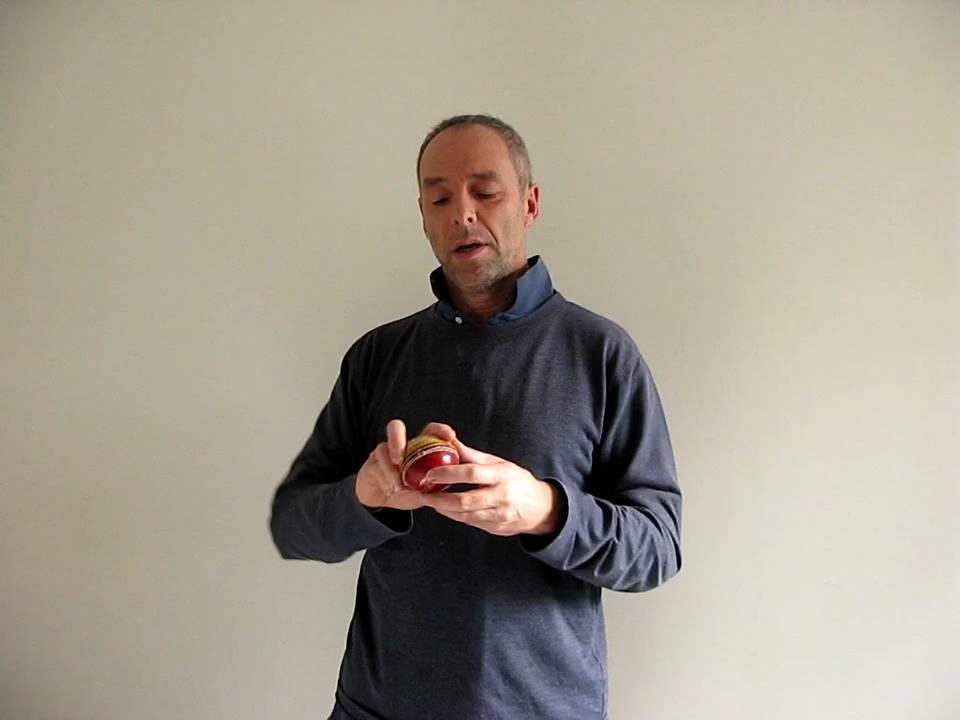 Learning the leg break - spinning the ball - giving it a good flick ...