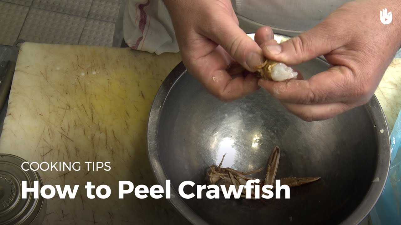 How To Peel Crawfish