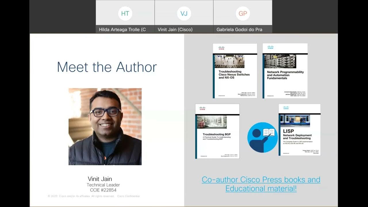 Meet the Authors- Network Automation using Python - YouTube