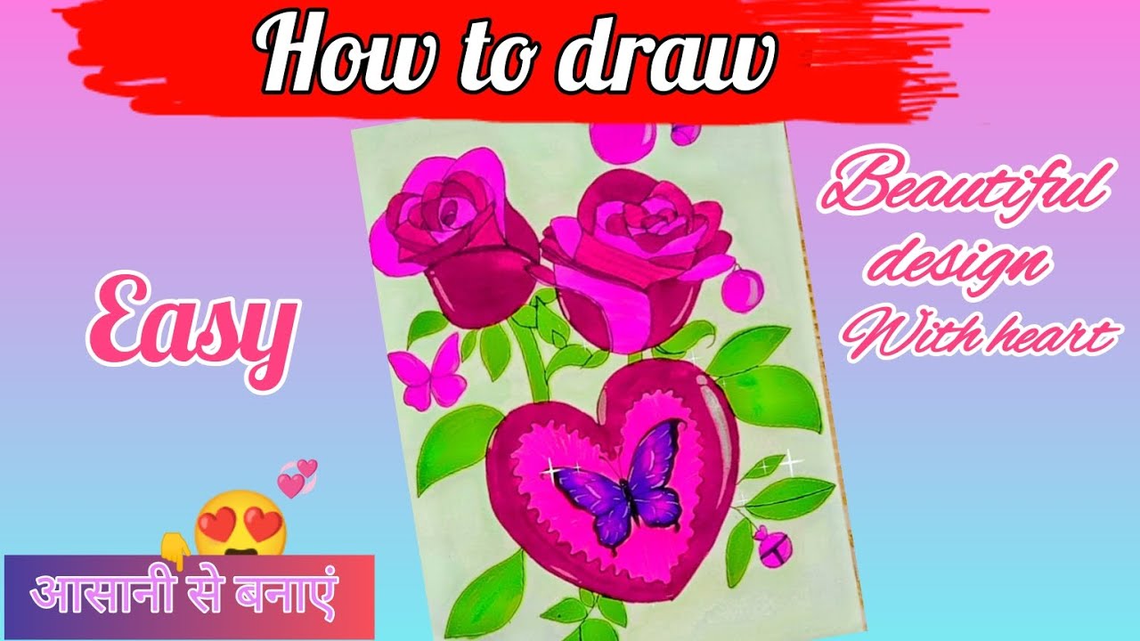 Simple design drawing beautiful/Design drawing beautiful easy/Design ...