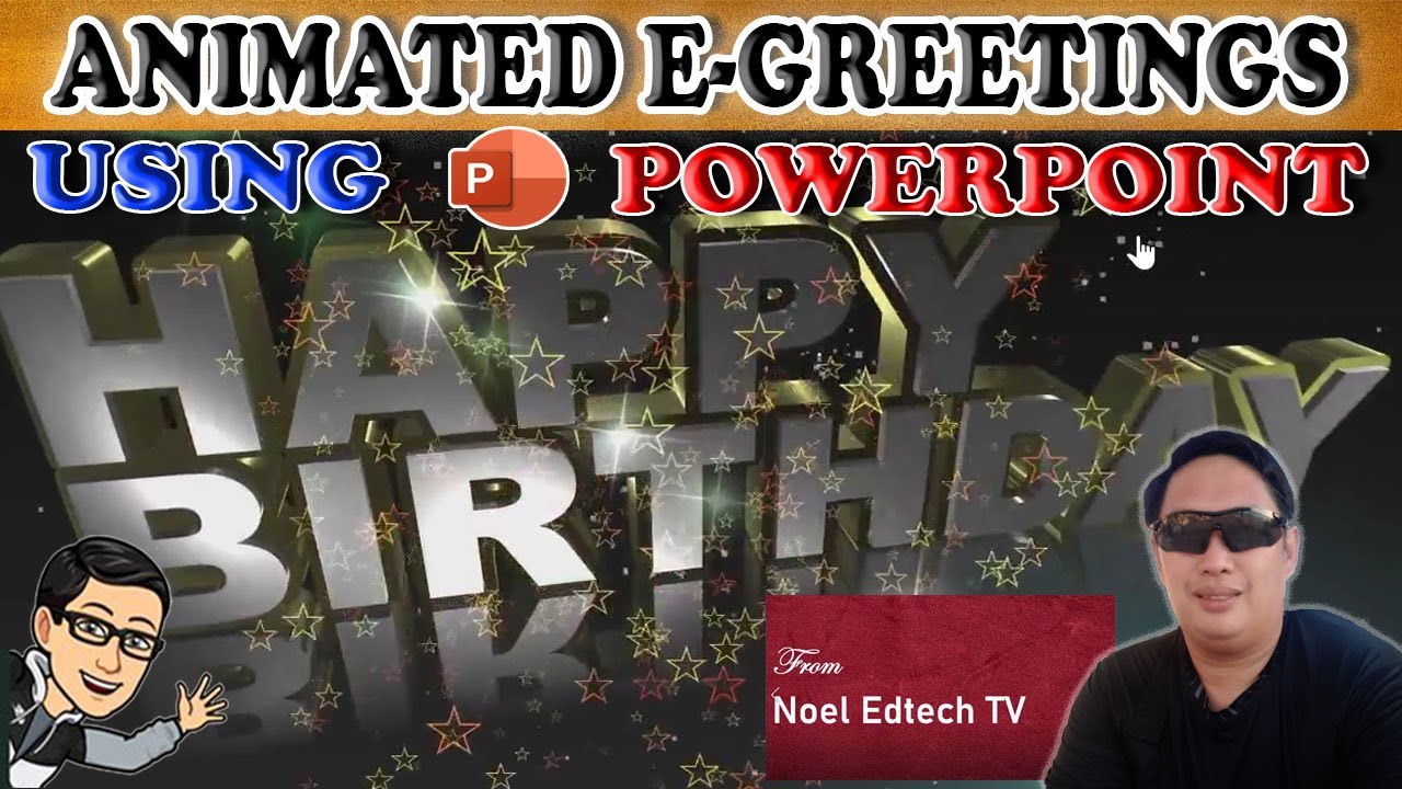 HOW TO CREATE ANIMATED E-GREETINGS USING POWERPOINT - YouTube