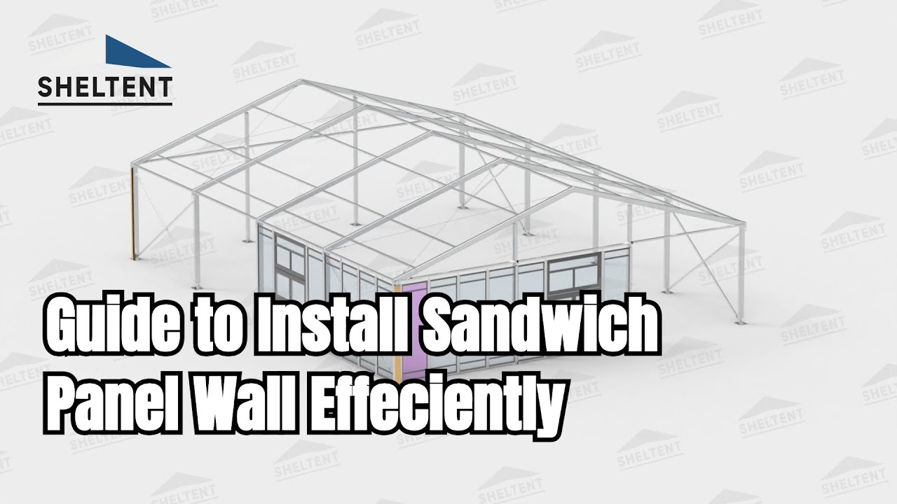 Guide to Install Sandwich Panel Wall Effeciently - YouTube