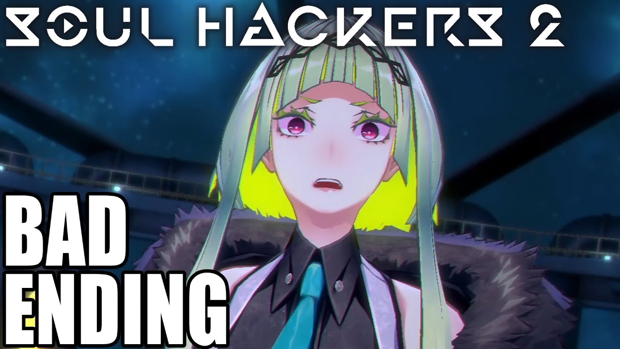 Soul Hackers 2 Bad Sad Ending Cutscenes Youtube
