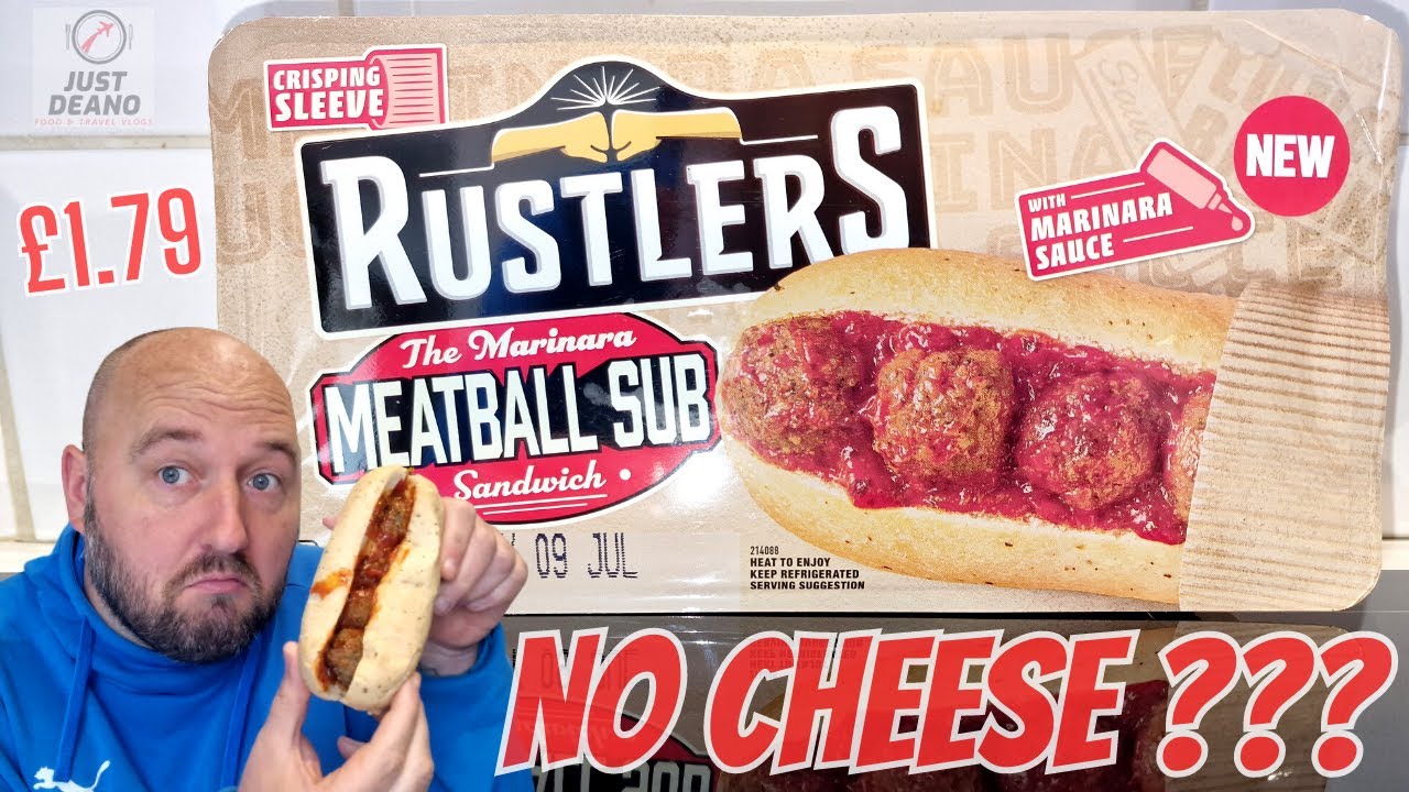 Why does this MEATBALL MARINARA SUB have NO CHEESE ??? - Rustlers ...