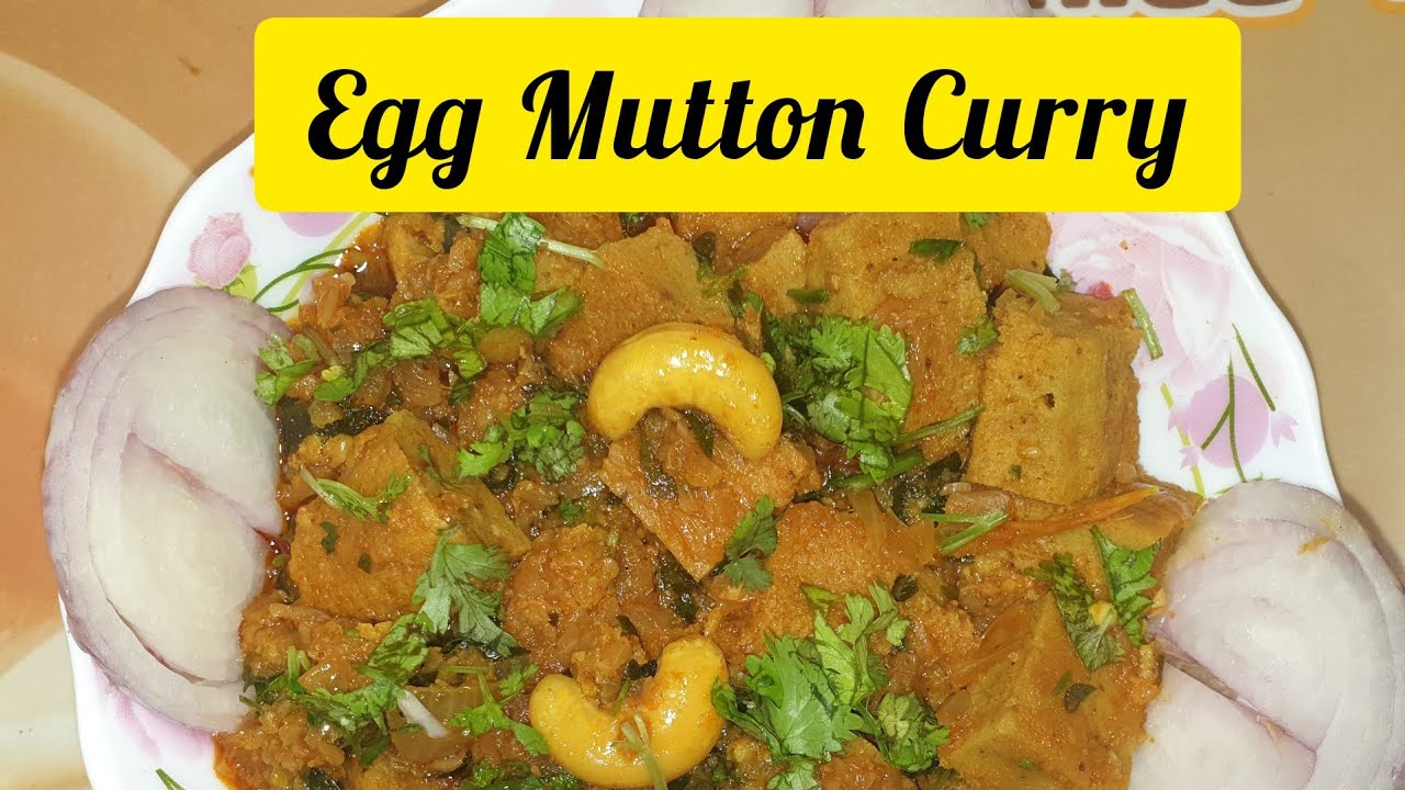 Egg Mutton curry - YouTube