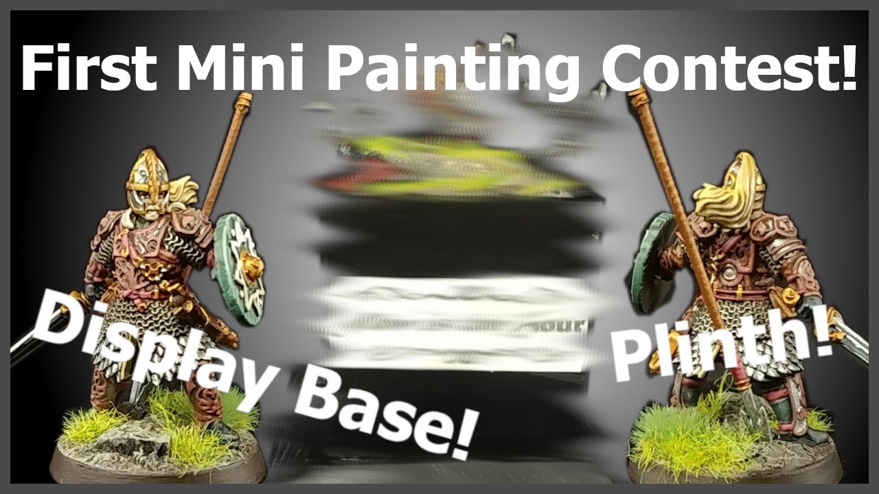 Entering My First Miniature Painting Competition - YouTube