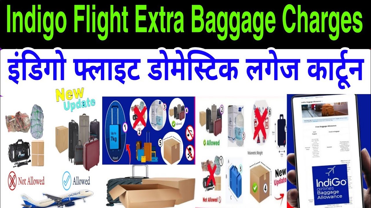 Luggage Weight In Domestic Flight | Domestic Flight Extra Baggage Charges | Domestic Flight ...