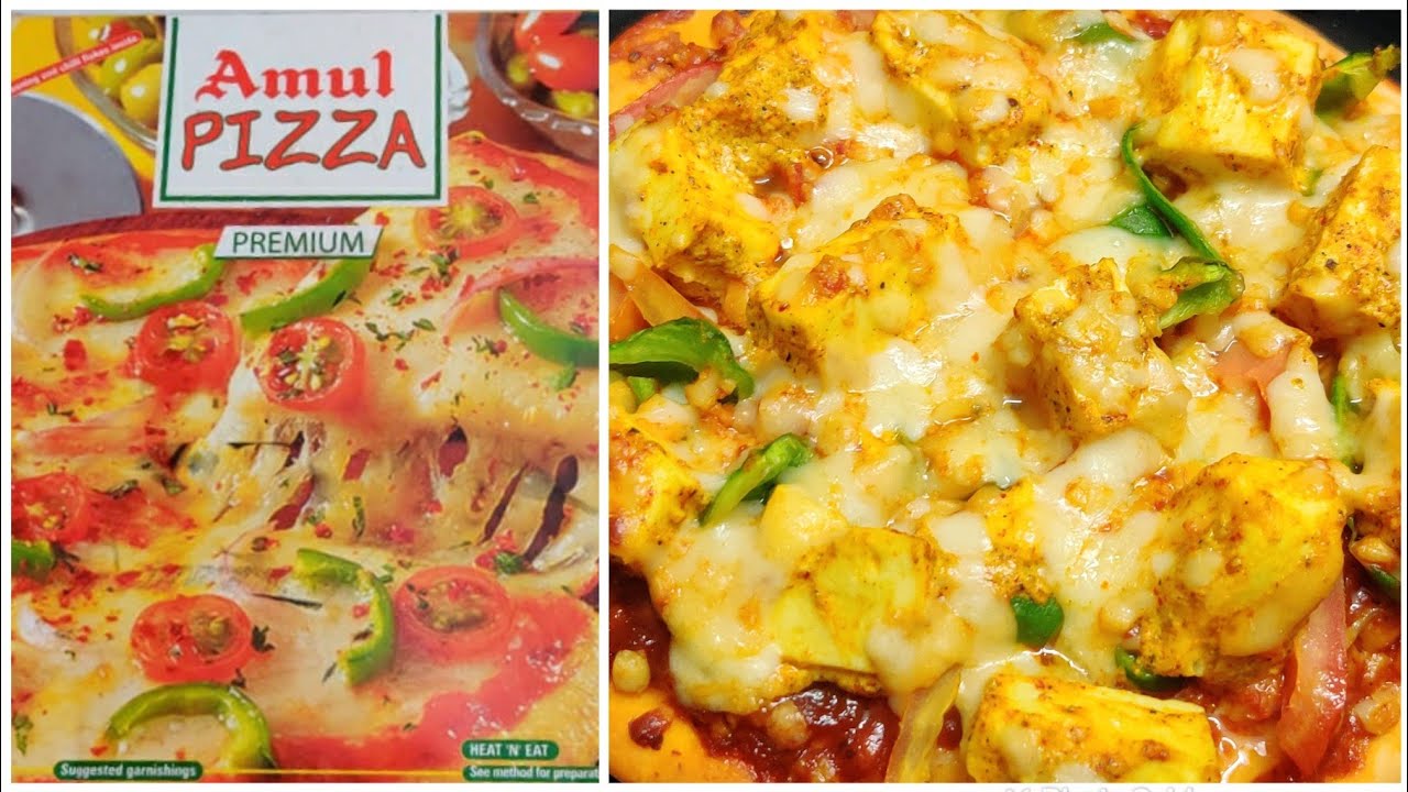 Amul Premium Pizza review in hindi, How to make Amul Pizza in oven ...