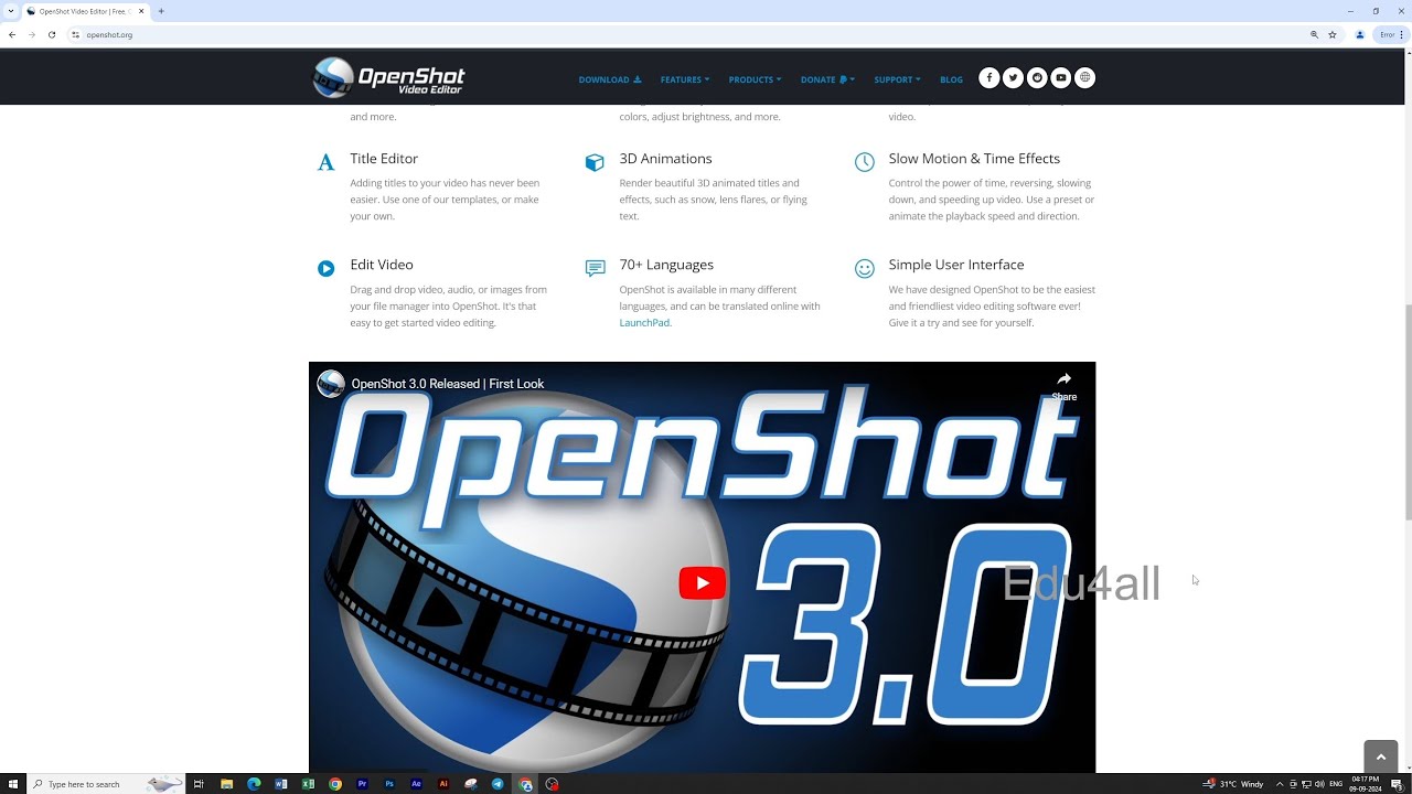 Openshot - Free and open source Video Editing Software #openshot #foss ...