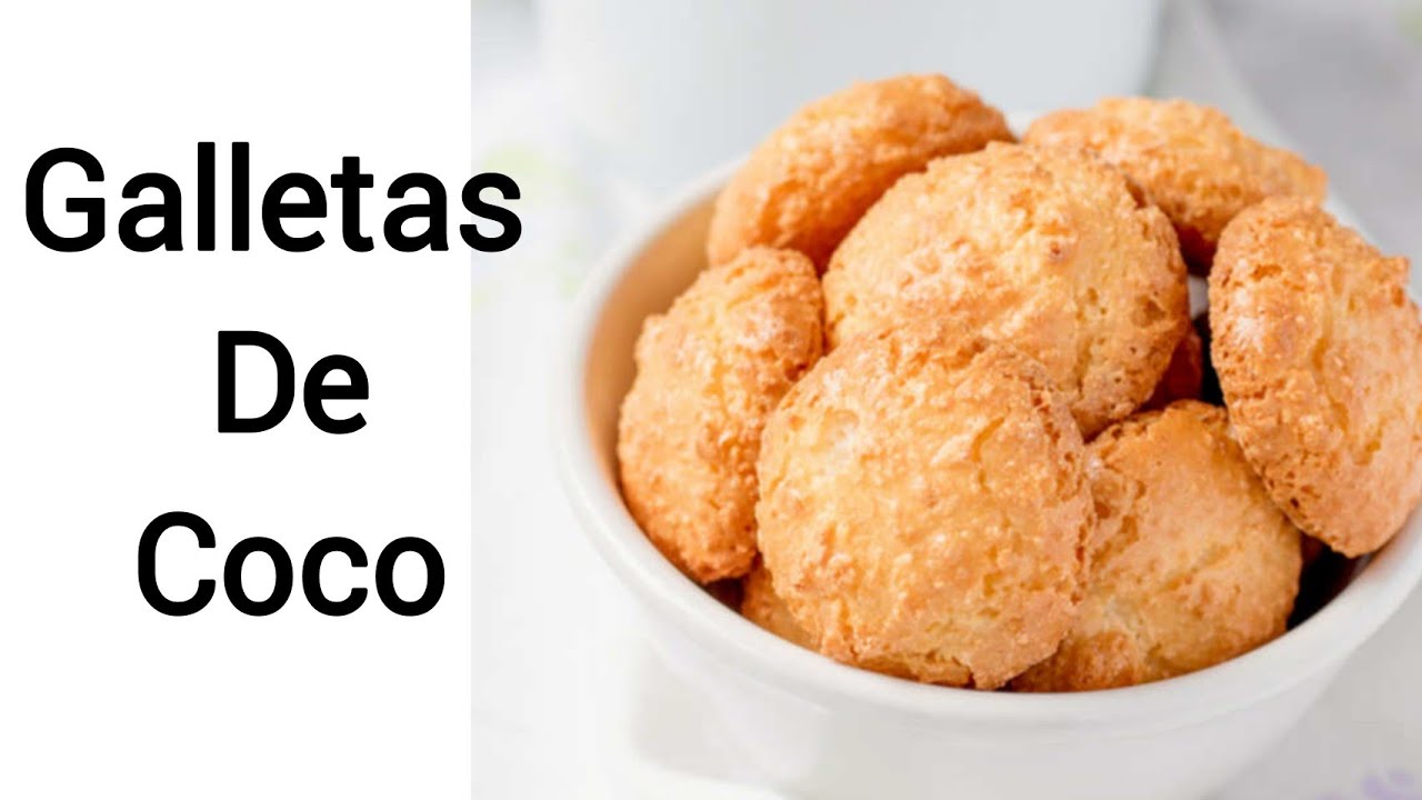 Si tienes coco rayado has estas deliciosas Galletas de coco tipo ...