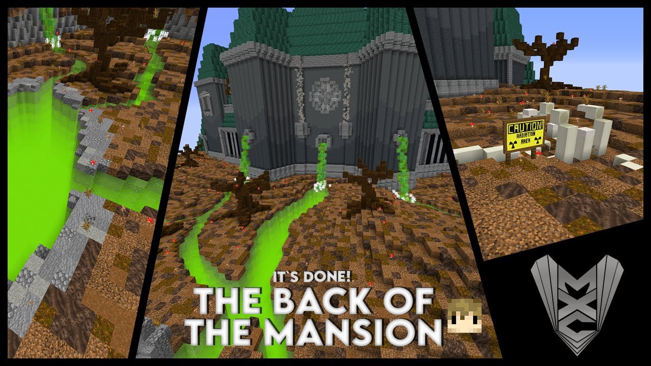 Finishing the Back of Grians Hermitcraft season 7 Mansion || Timelapse ...