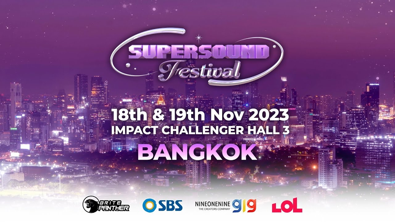 Supersound Festival 2023 - 3rd Lineup - YouTube