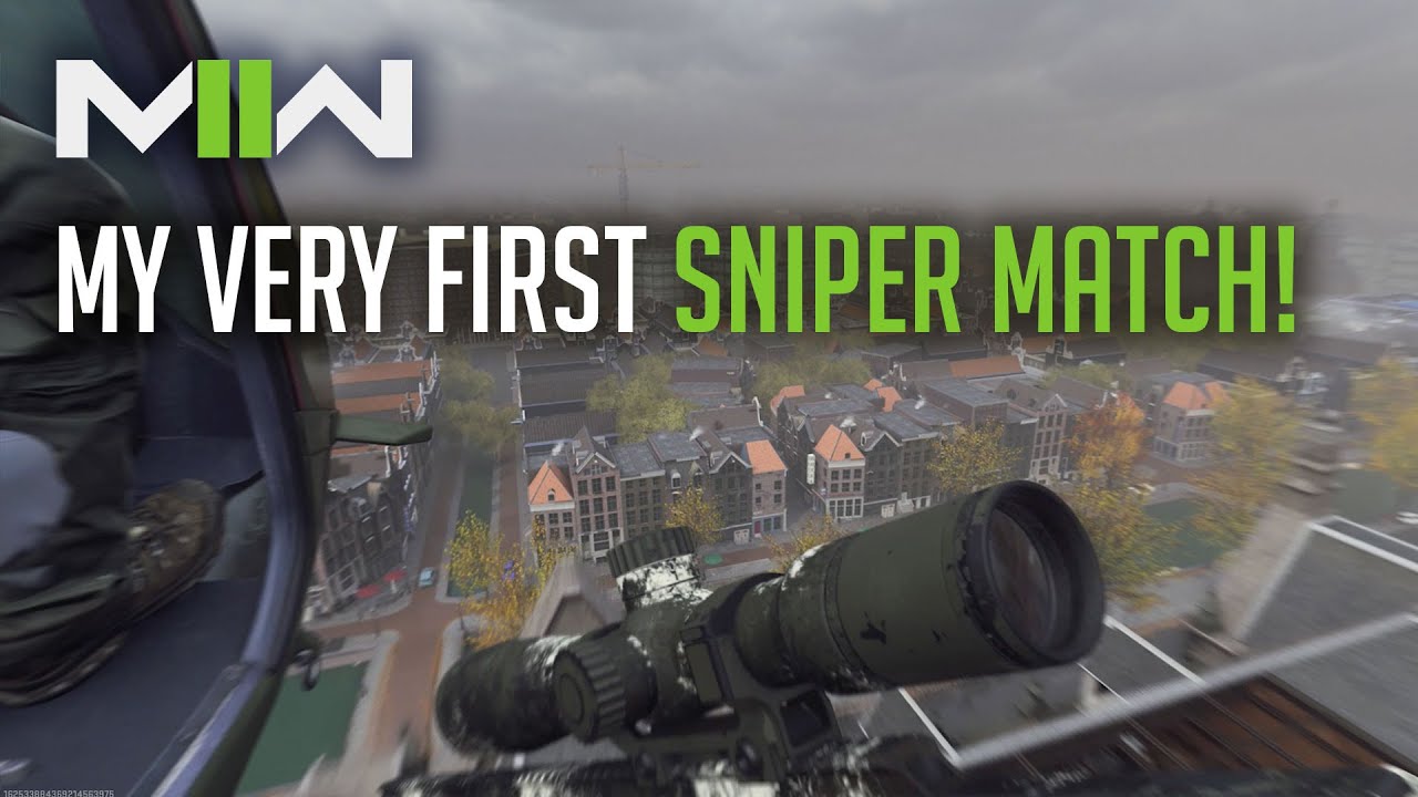 MW2: My Very First Sniper Match! - YouTube