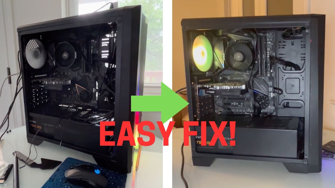 I repaired a Gaming PC. It was SO EASY! #pcbuild #gpu #gamingpc - YouTube