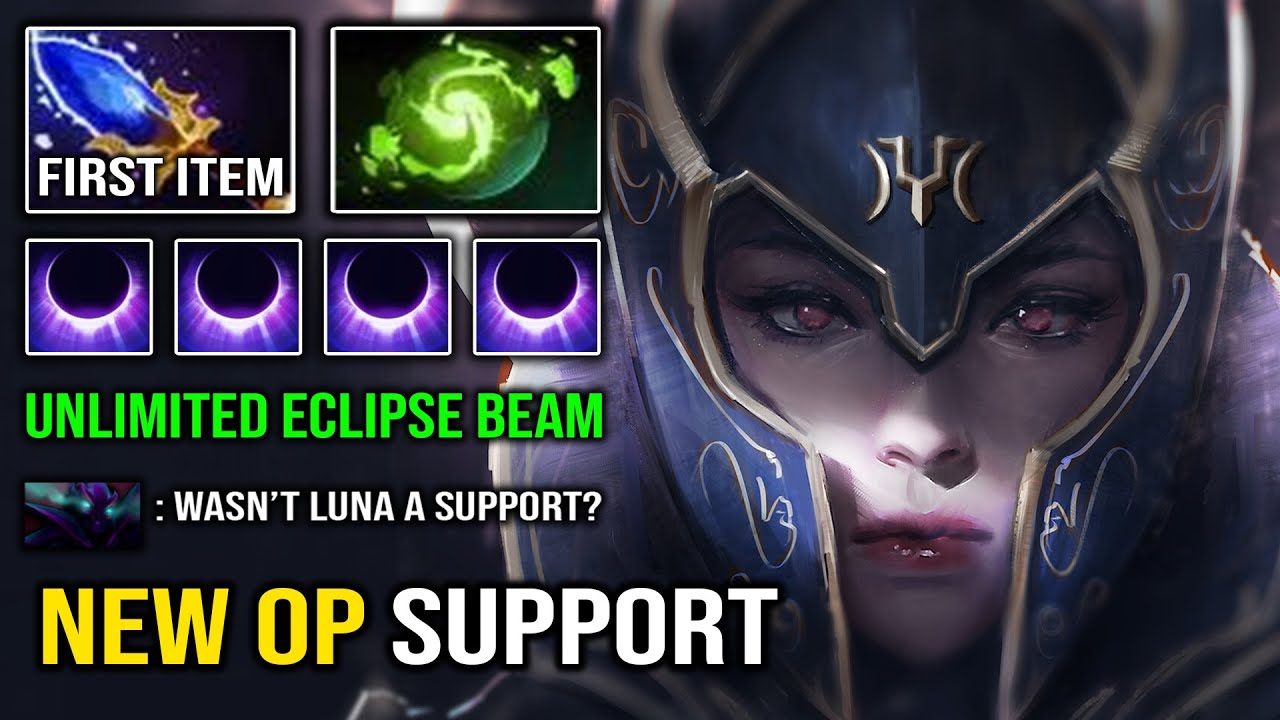 Any Hero Can Be a Support in 7.32d | WTF Position 5 Luna Unlimited Eclipse Beam Dota 2 - YouTube