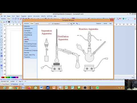 how to draw lab kits using chem sketch - YouTube
