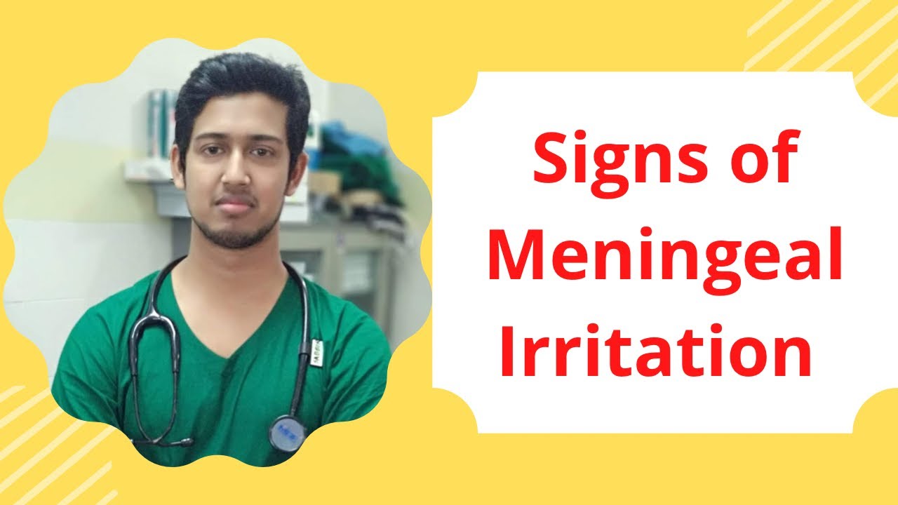 Signs of Meningeal Irritation || Medicine || MBBS Final Prof ...