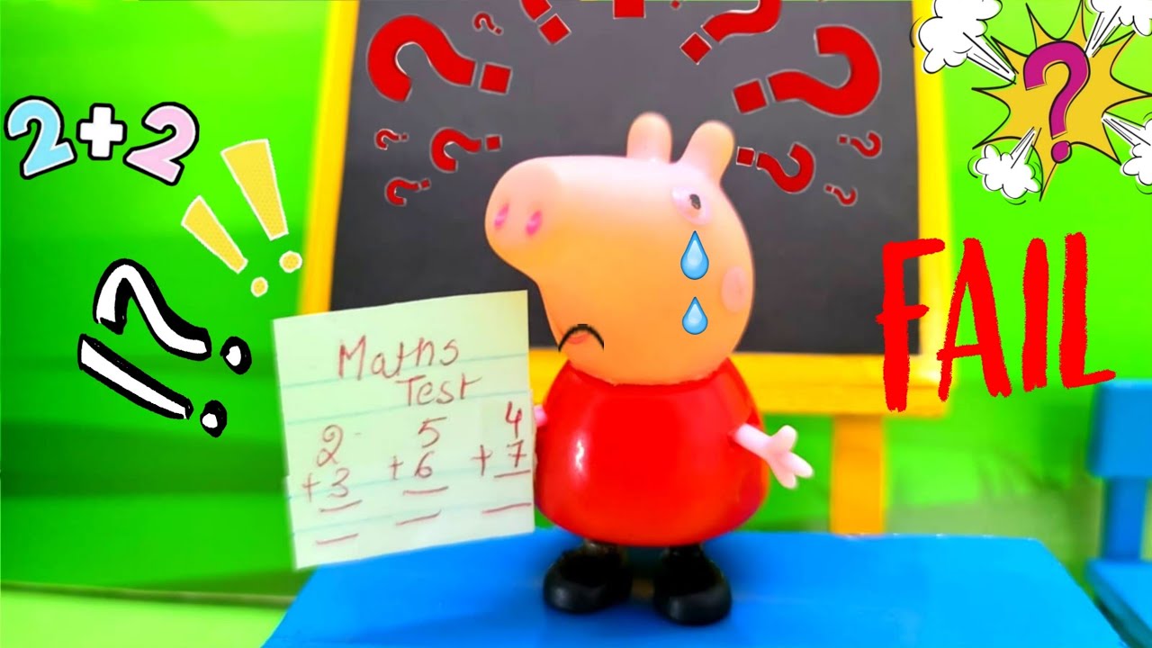 Peppa Pig fail in Maths Test📕.? | Peppa Pig Full Episode in Hindi ...