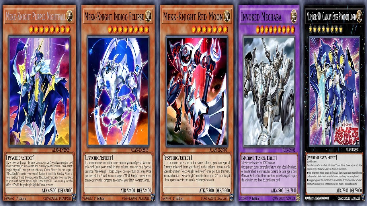 YGOPRO Links World Legacy Memory Deck Mekk Knight - YouTube
