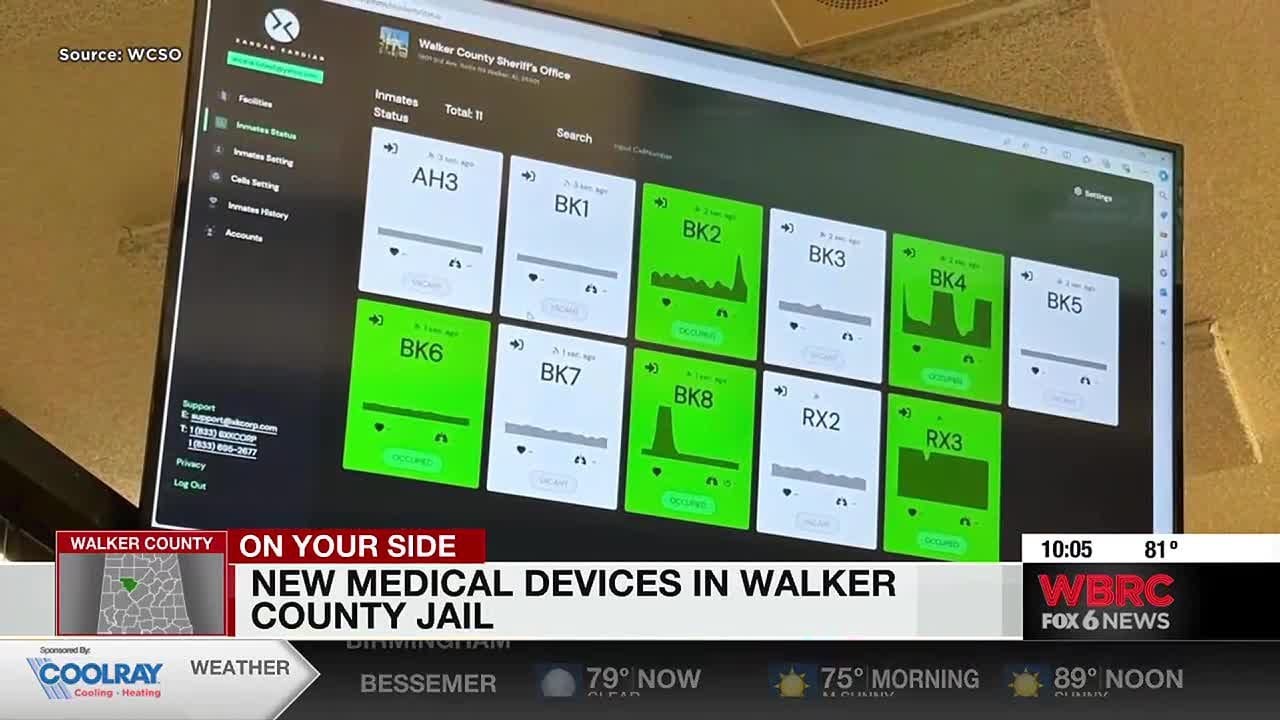 New medical devices in Walker County Jail - YouTube