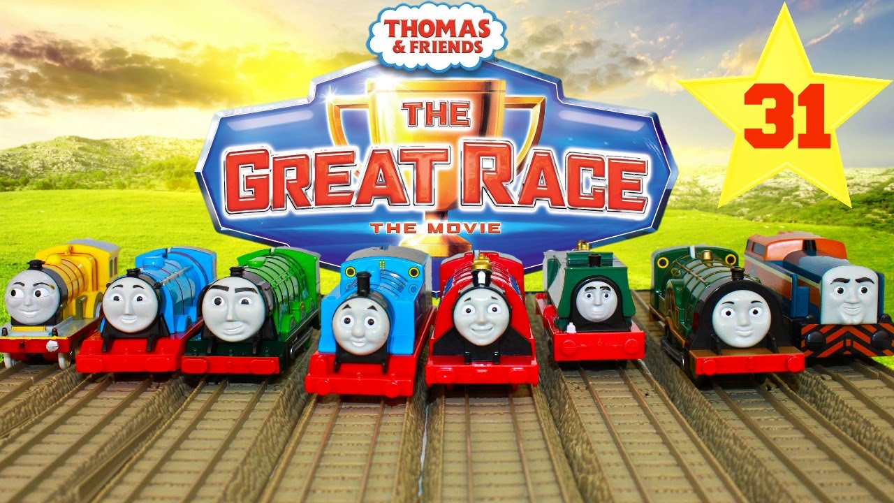 THOMAS AND FRIENDS THE GREAT RACE #31 | TRACKMASTER GORDON Express ...