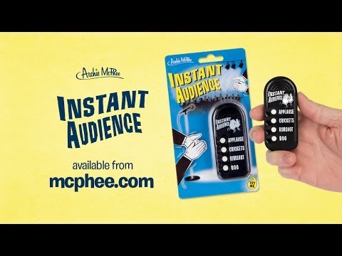 Instant Audience Soundmaker - Archie McPhee - YouTube