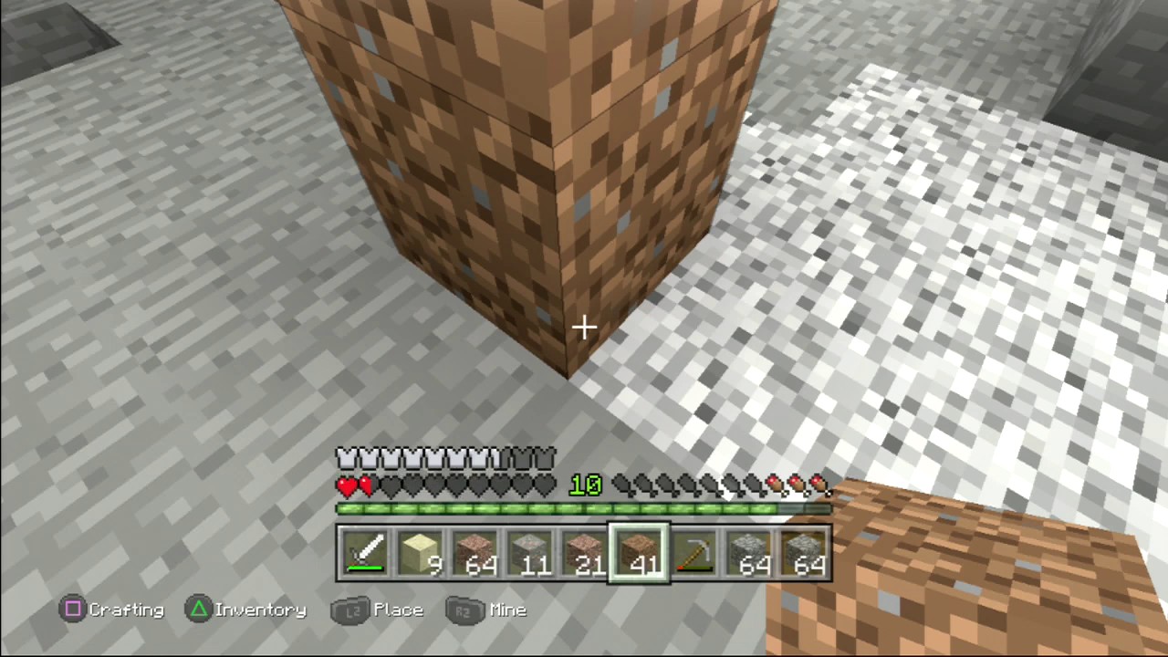 Minecraft- Strip Mining on Survival - YouTube