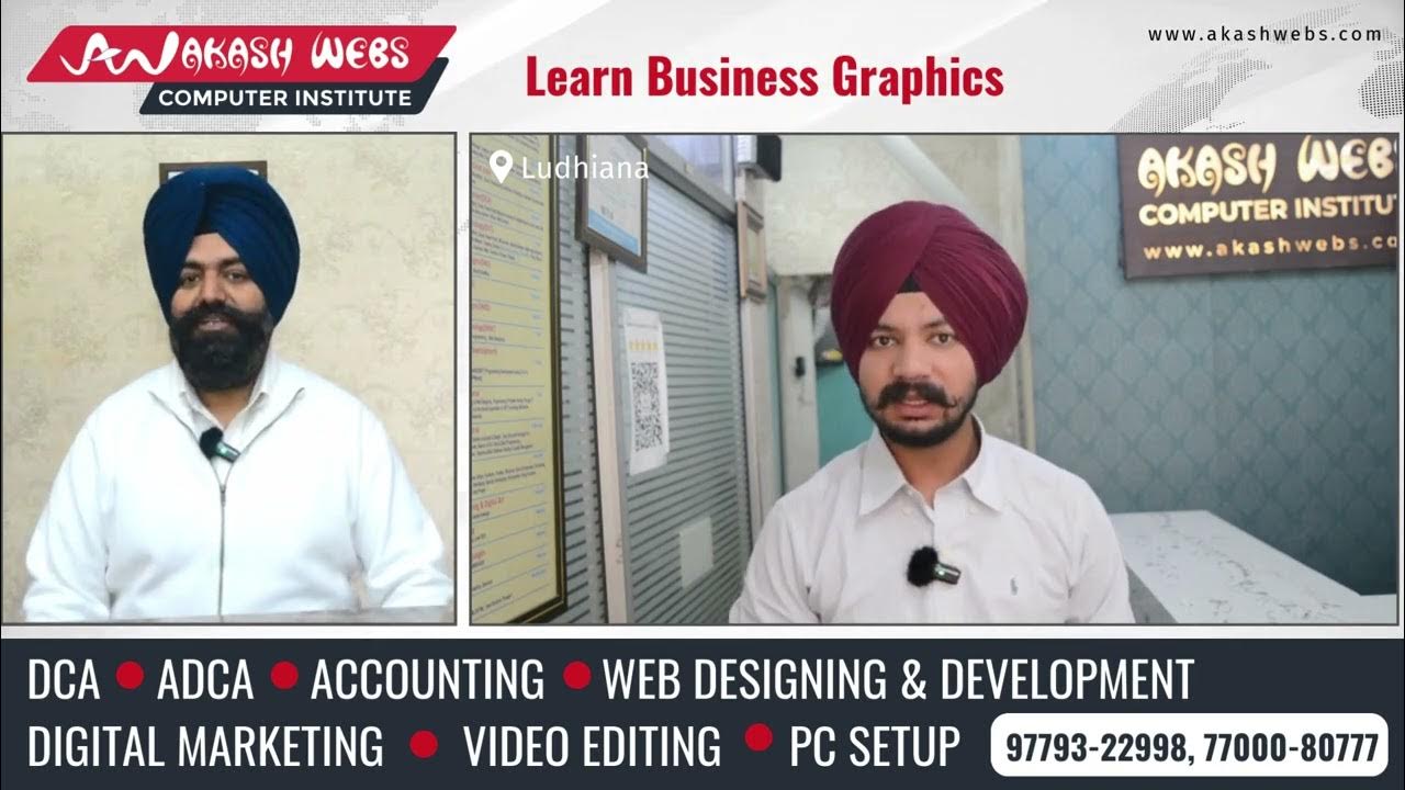 Ludhiana best training institute to learn Graphic Designing | Akash Webs Computer Institute ...