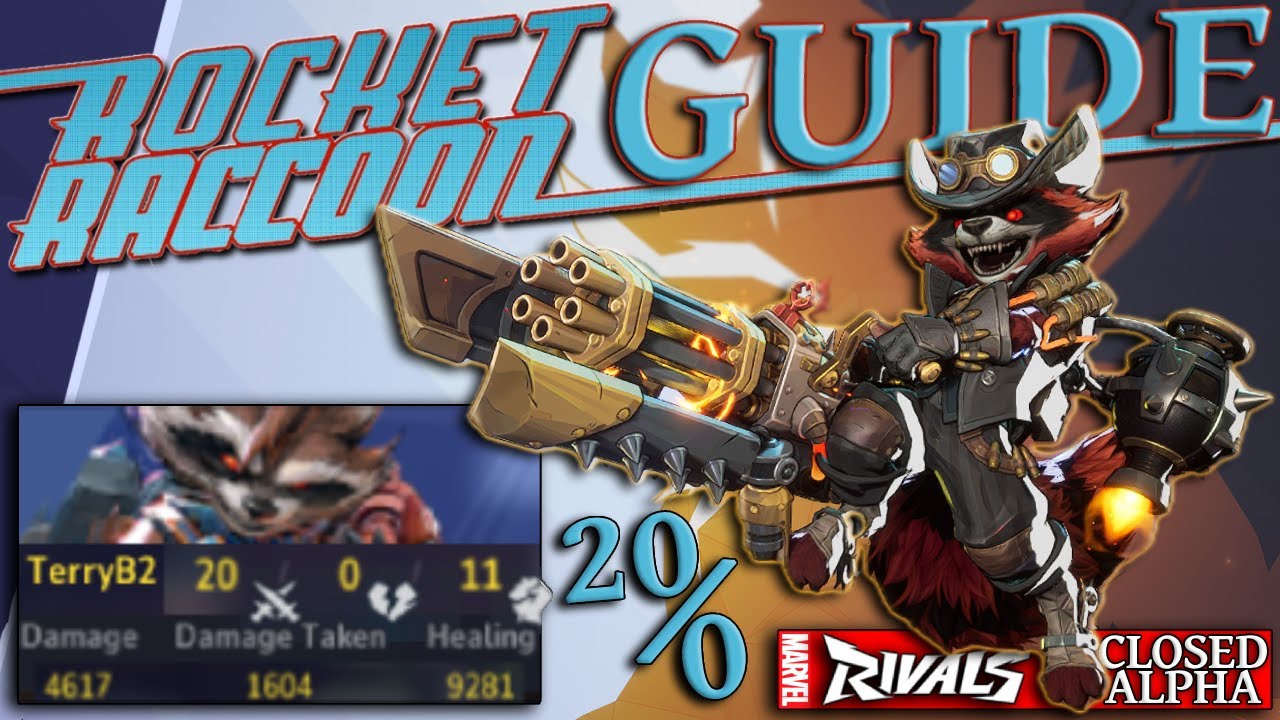 How to Play Rocket Raccoon? | HUGE HEALS+DPS | 𝐌𝐚𝐫𝐯𝐞𝐥 𝐑𝐢𝐯𝐚𝐥𝐬 Guide ...