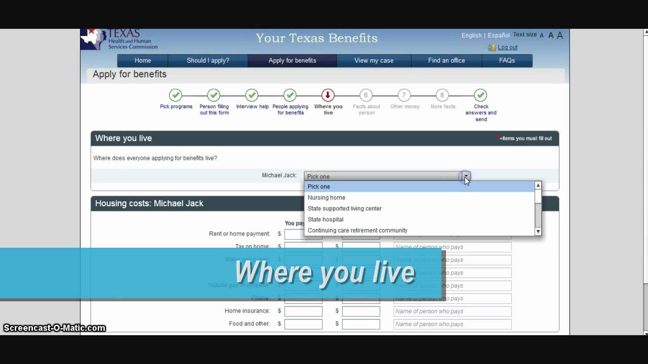HHSC's Online MEPD Application - YouTube