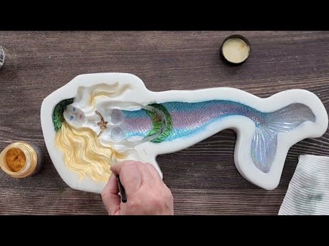 #1650 Have You Ever Seen Such A Beautiful Mermaid Mold For Resin - YouTube