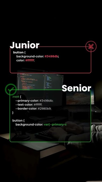 Junior Vs Senior|Noob Vs Pro| front-end developer #coding #webdevelopment #html #css #html5 # ...
