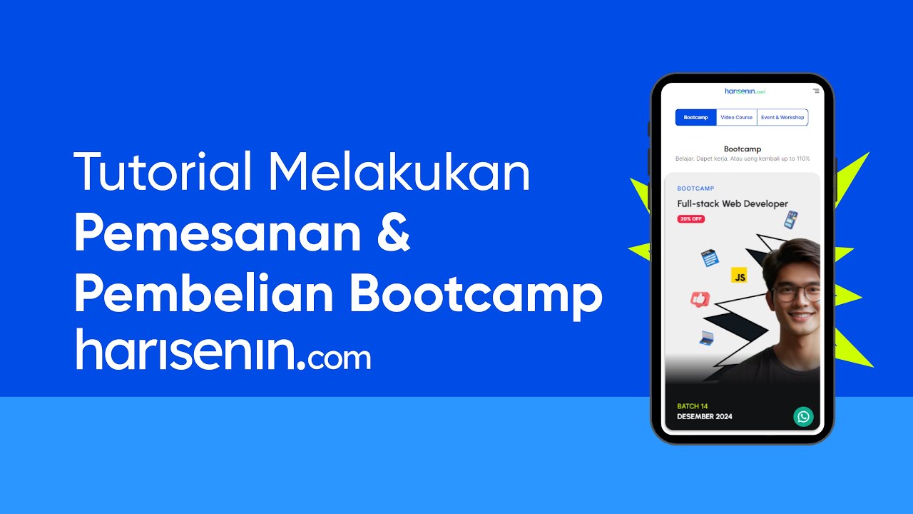 Tutorial Pemesanan dan Pembayaran Bootcamp harisenin.com - YouTube