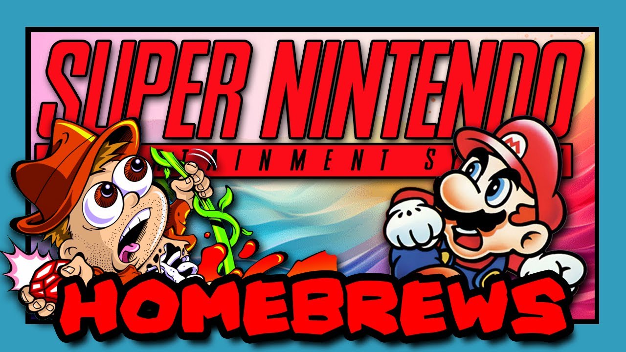 Best Super Nintendo Homebrew Games - SNESdrunk - YouTube