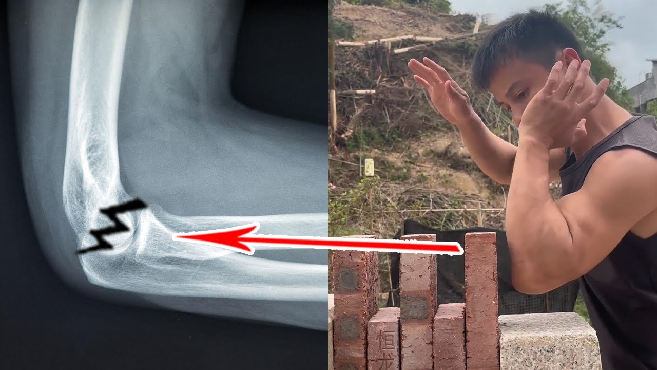 🔥The Rural Guy's Elbow Was So Strong That He Broke Three Bricks ...