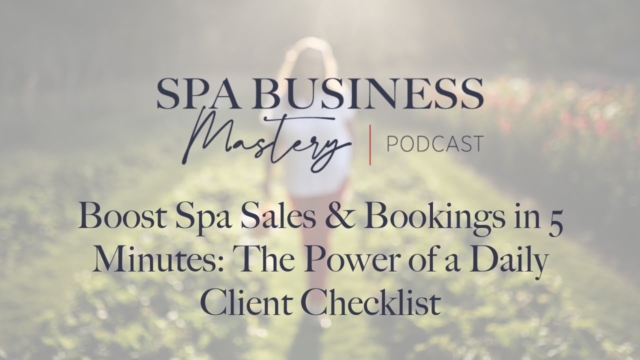 Boost Spa Sales & Bookings in 5 Minutes The Power - YouTube
