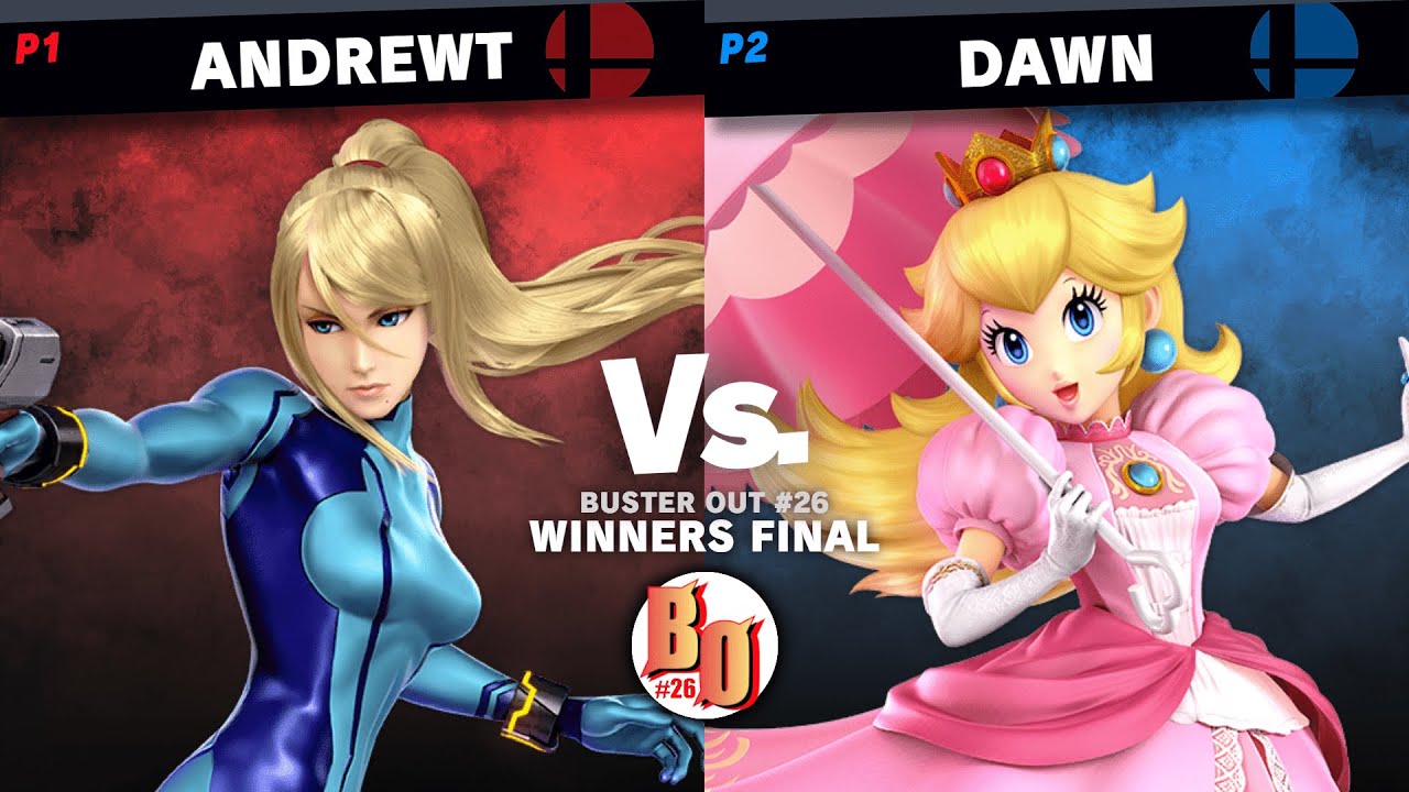 Buster Out #26 - AndrewT (Zero Suit Samus) VS Dawn (Peach) - Winners ...