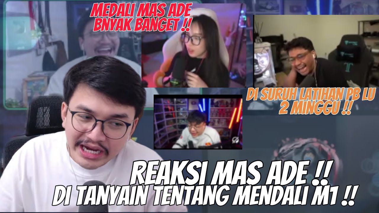 Respons Mas ADE Saat Di Tanya Mendali M1 !! Mas ADE : Numpang Menang ...