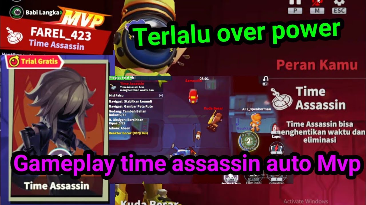 PERTAMA KALI PAKE time assasin DI SUPER SUS INDONESIA - GAMEPLAY TIME ...