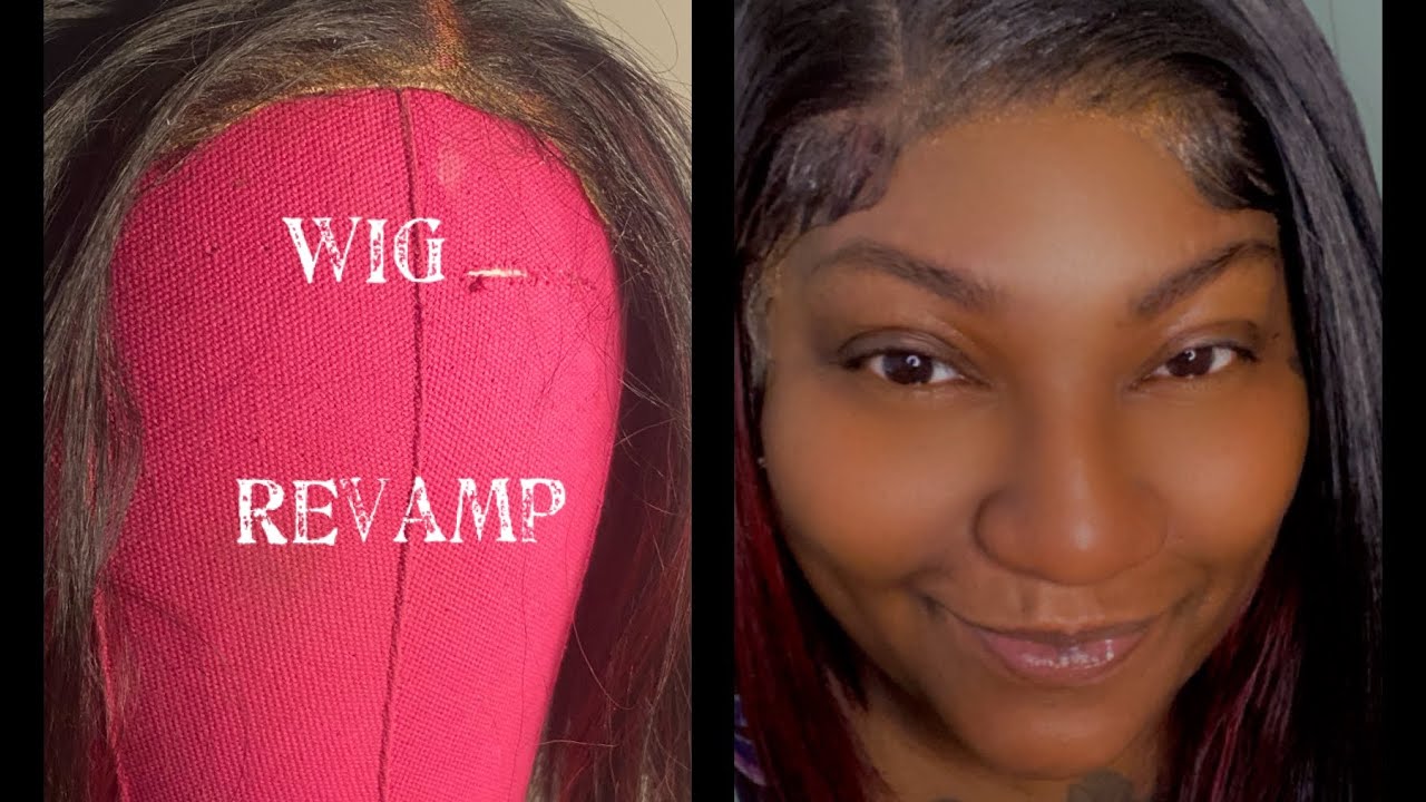 Revamping my old Synthetic wig - YouTube