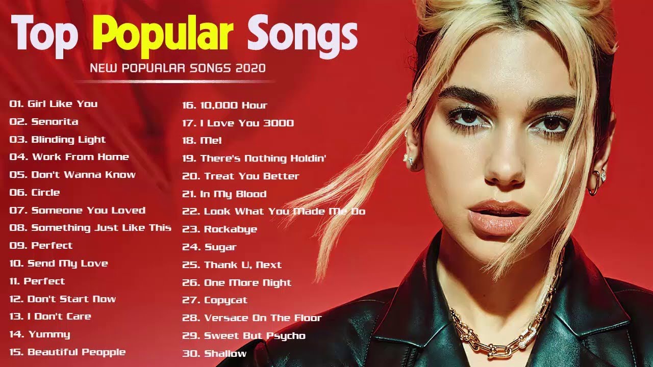 Pop Hits 2020 - Ed Sheeran, Adele, Shawn Mendes, Maroon 5, Taylor Swift ...