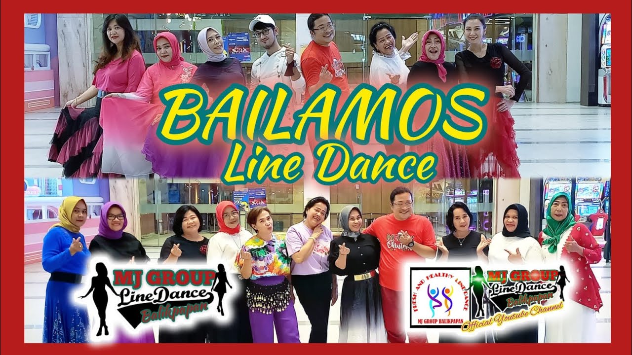 BAILAMOS LINE DANCE || #mjlinedancebpn #dance #linedancecommunity # ...