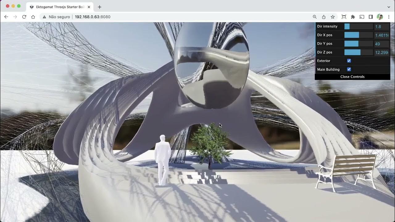 Project Threejs Organic Architecture Youtube