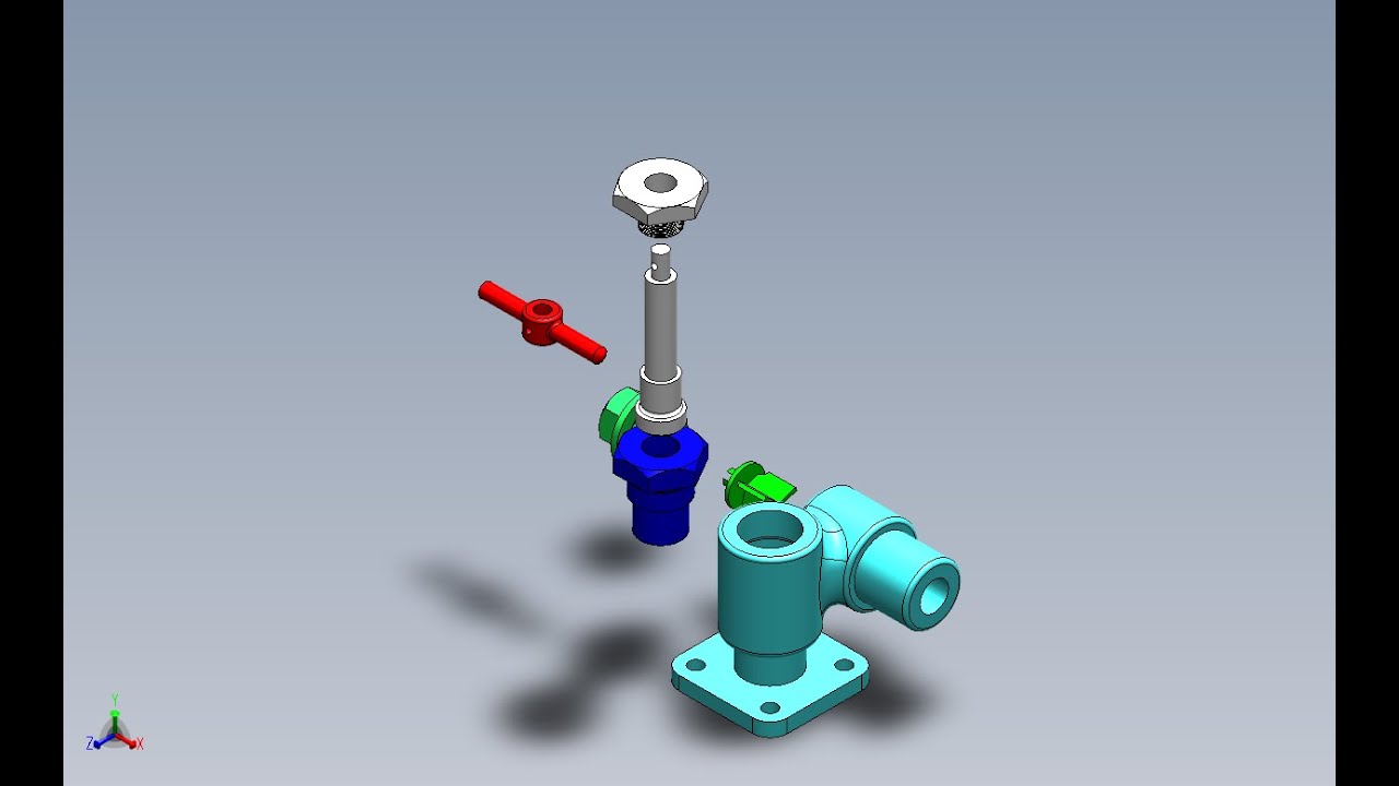 VARIABLE FLOW VALVE (SOLIDWORK PROJECT) - YouTube