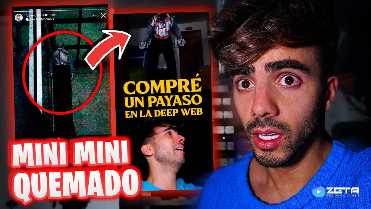 EL PAYASO MINI MINI VOLVIÓ A LA CASA DE FEDE VIGEVANI 😨😨 * ¡Adelanto ...